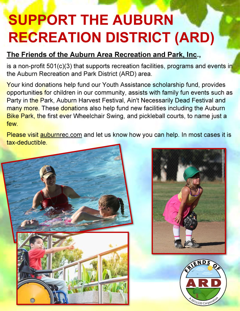 Donate Now! - Auburn Recreation District